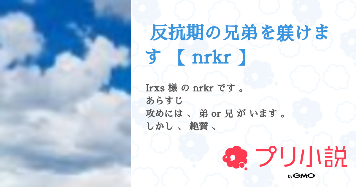 反抗期の兄弟を躾けます 【 nrkr 】 - 全8話 【連載中】（ 柚乃 ( nrkr 垢 )さんの小説） | 無料スマホ夢小説ならプリ小説 byGMO